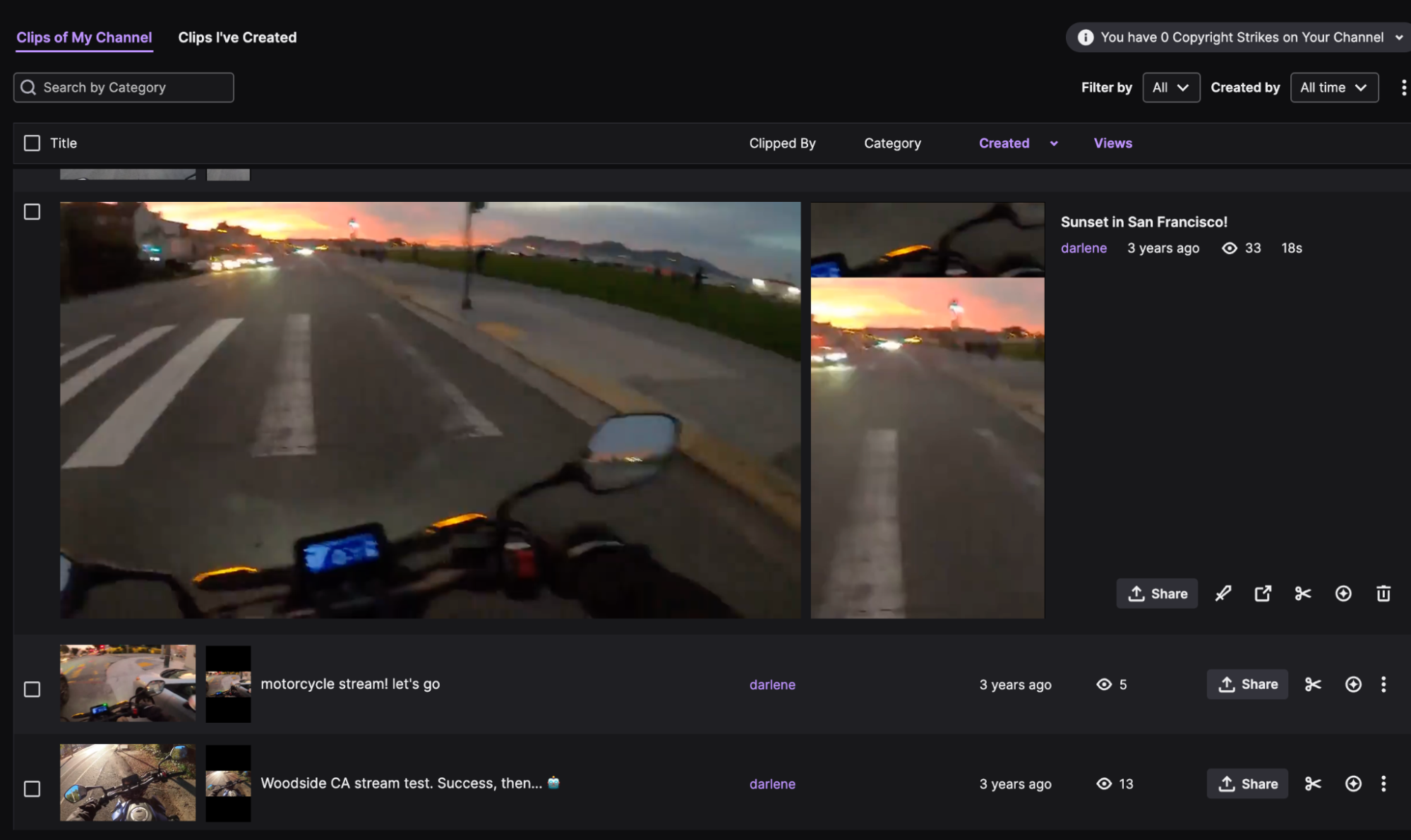 Cómo crear, editar y compartir clips