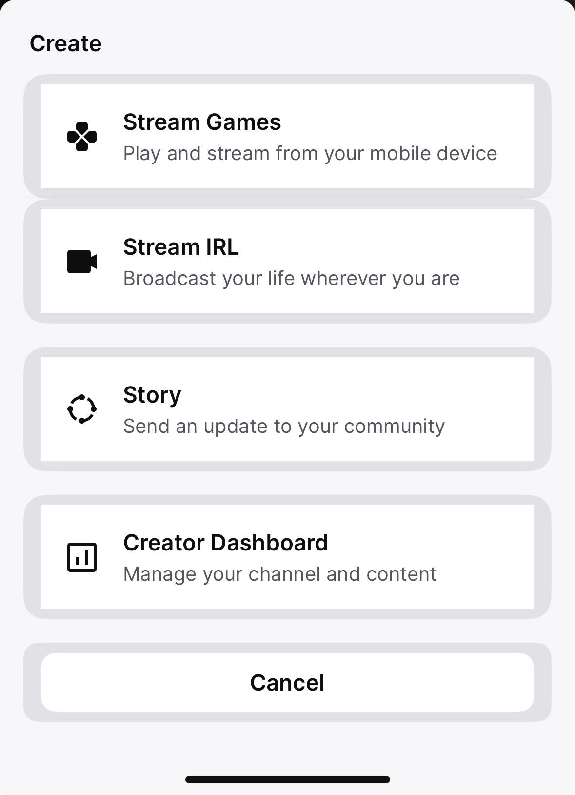 Mobile Creator Mode
