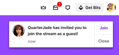 Joining a Stream Together Session as a Guest