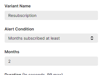 Twitch's Alerts Customization