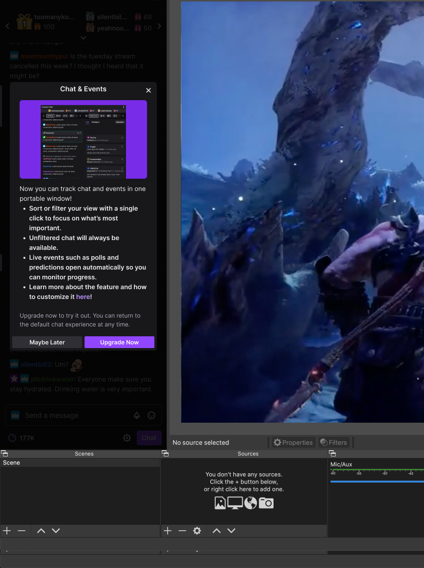 Chat and Events (Beta)