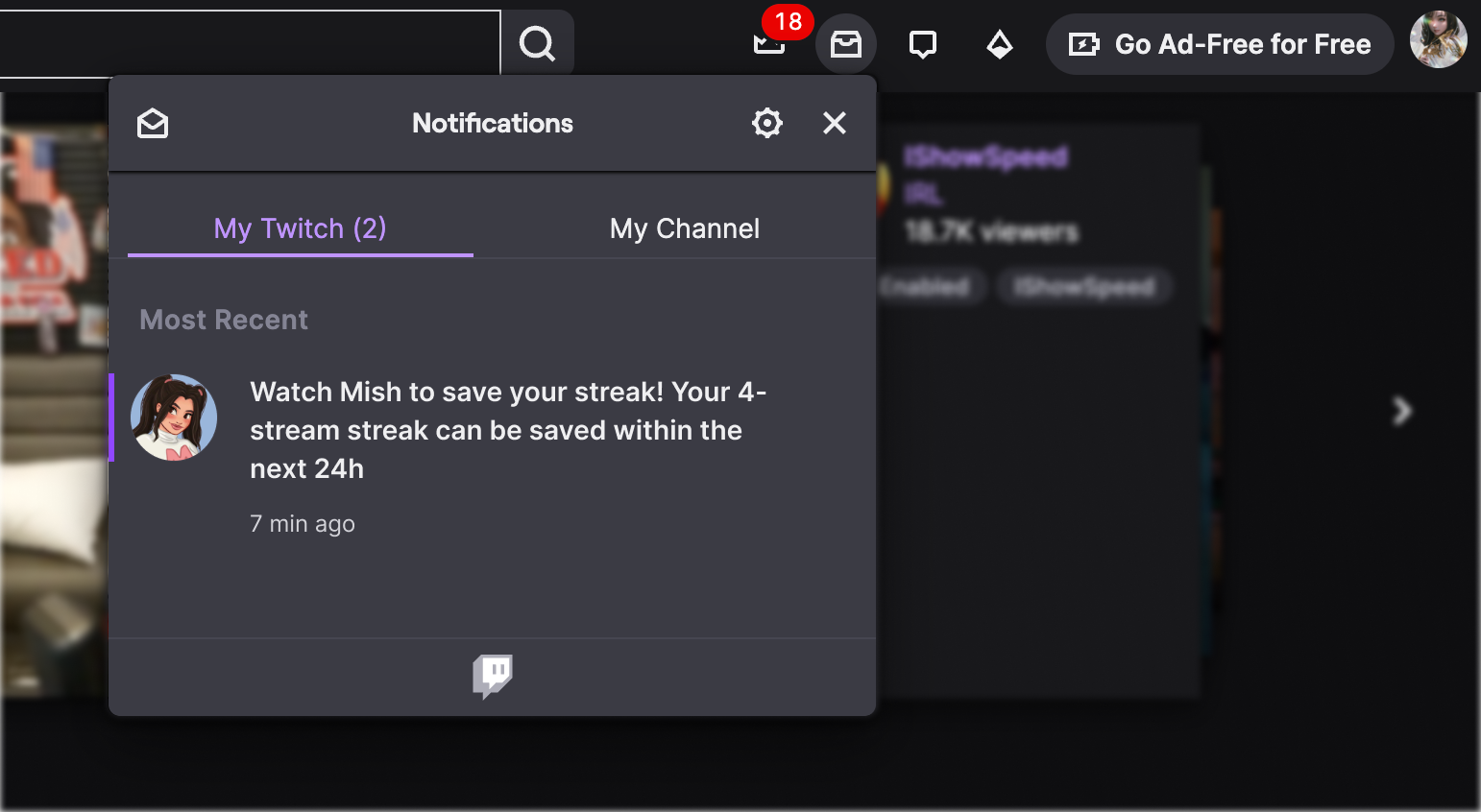 Recovering Watch Streaks